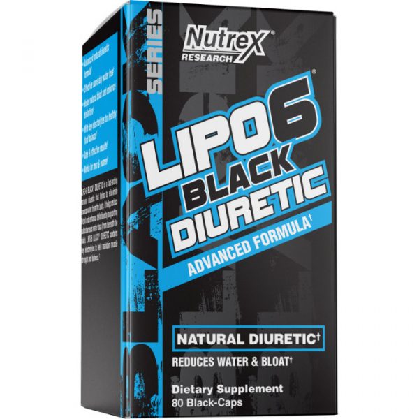 Nutrex Research, LIPO-6 Black diurétique 80 capsules - Mada Fit